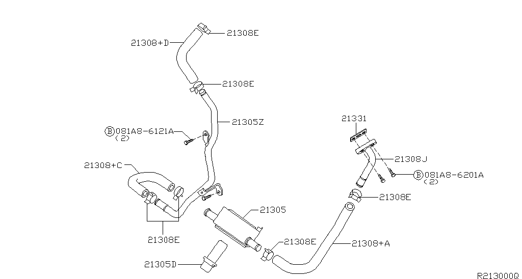 213 - OIL COOLER for Armada TA60 Nissan Armada - Auto parts - Amayama