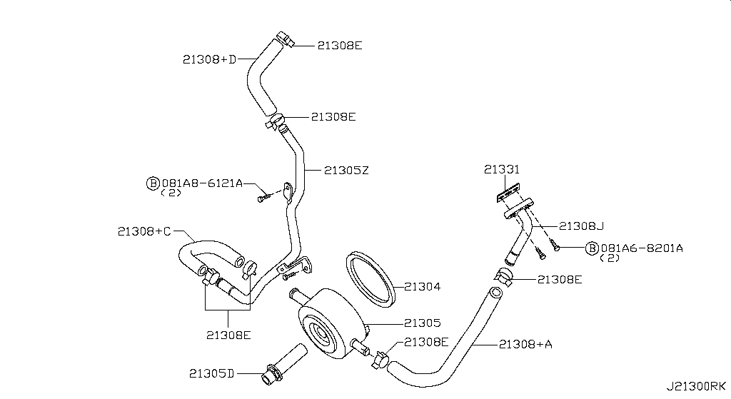 213 - OIL COOLER for Patrol Y62 Nissan Patrol - Auto parts - Amayama
