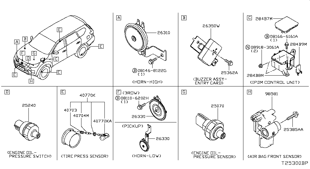 253 - ELECTRICAL UNIT for Terra JD23TT-RHD Nissan Terra - Auto parts ...