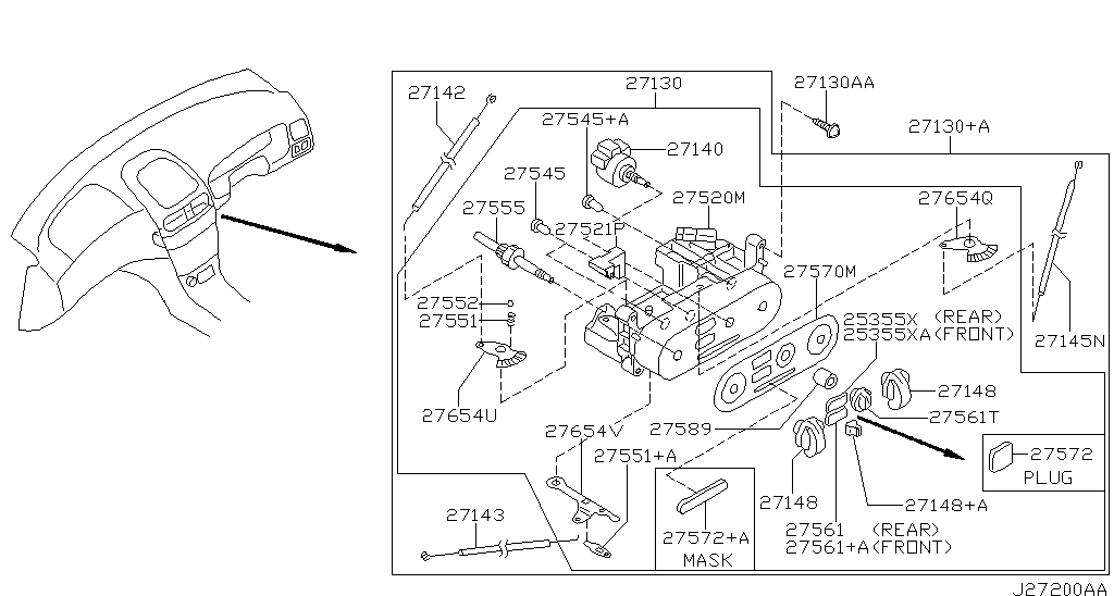 Control unit for Nissan Pulsar N16, 03.2003 - 07.2009 X1 QG13DE AT ...