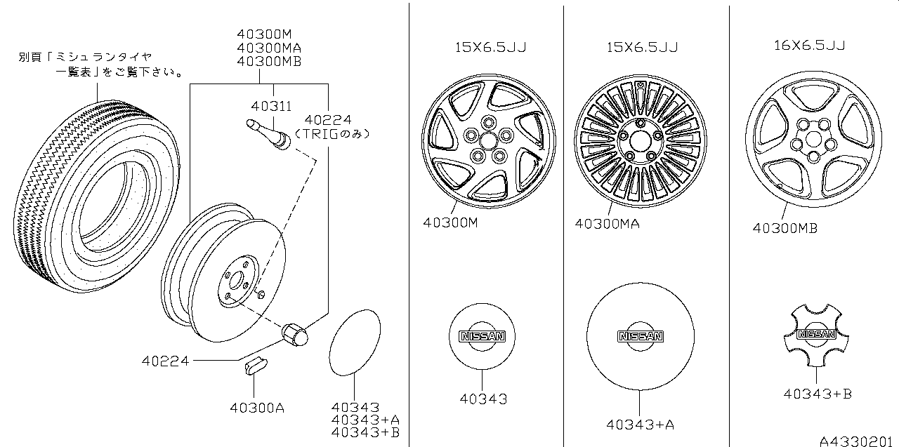 Road wheel (chassis) for Nissan Cefiro A32, 08.1994 - 01.1998 20I ...