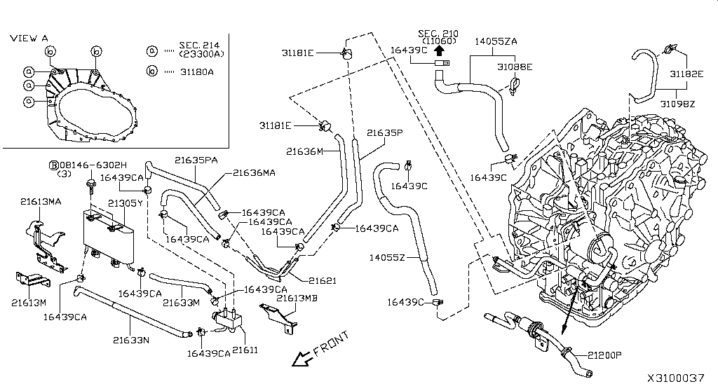 Auto transmission,transaxle & fitting for Nissan NV200 M20X, 11.2012 ...
